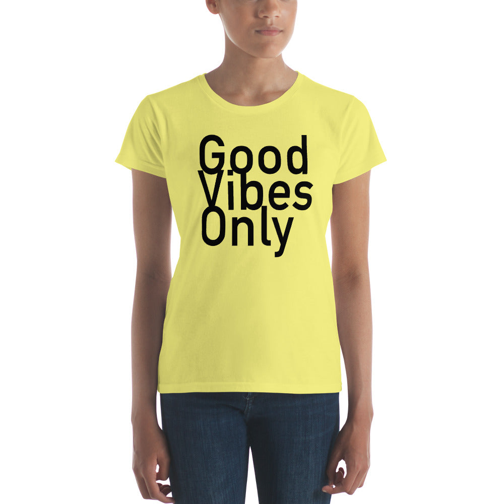 (Good Vibes Only II) Women's short sleeve t-shirt – Positive Vibe Threads