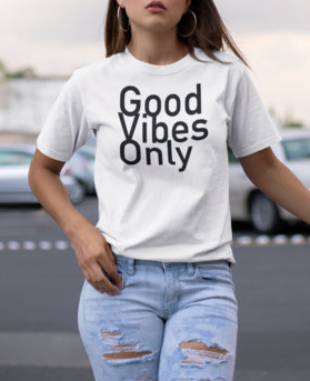 (Good Vibes Only II) Women's short sleeve t-shirt – Positive Vibe Threads